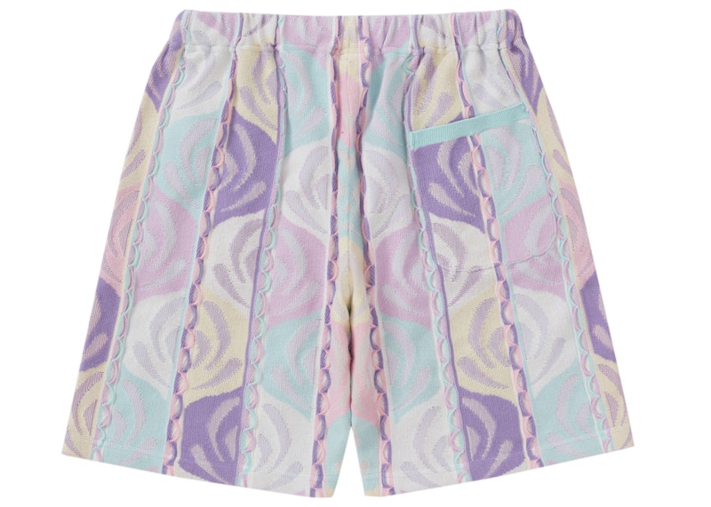 Supreme Abstract Textured Knit Short Pale Blue Men's - SS22 - US