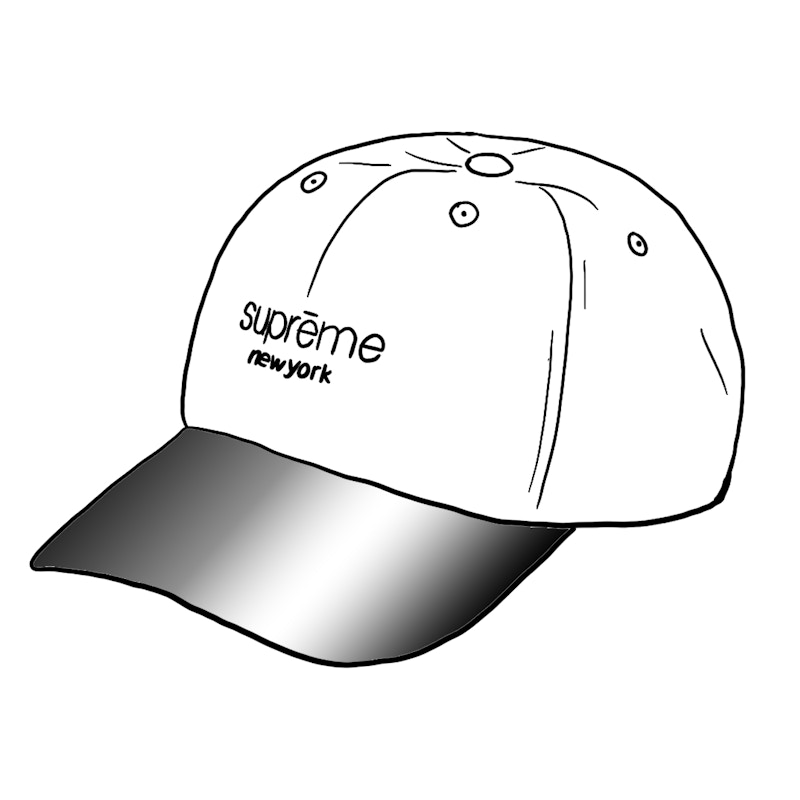 Supreme Acrylic Visor 6-Panel White - SS20 - US