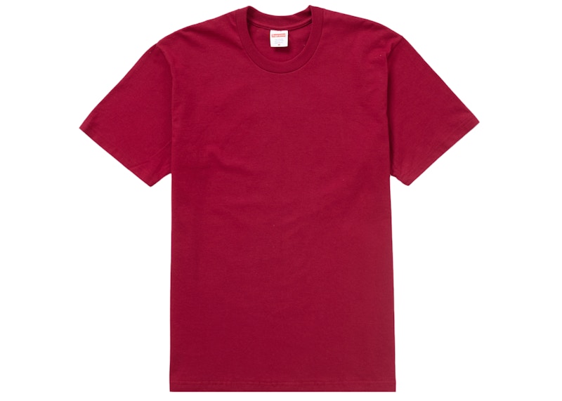 Supreme Backwards Tee Cardinal Men's - US