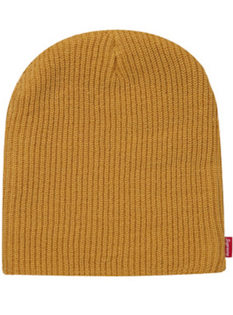 Supreme Basic Beanie Khaki - FW15 - US