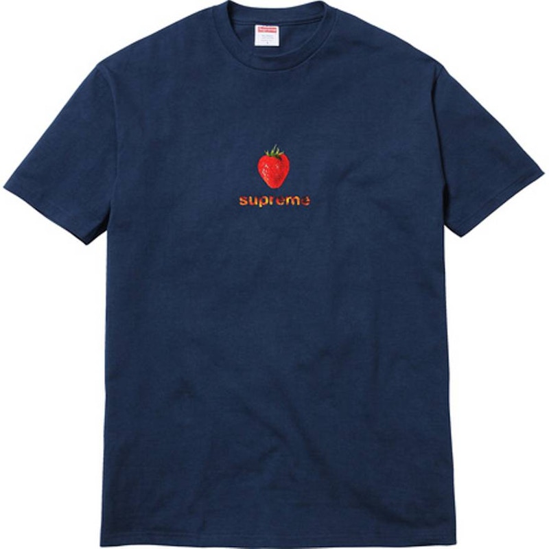 Supreme Berry Tee Navy Men's - SS16 - US