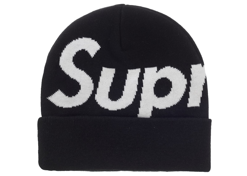 Supreme Big Logo Beanie (FW25) Black - FW25 - US