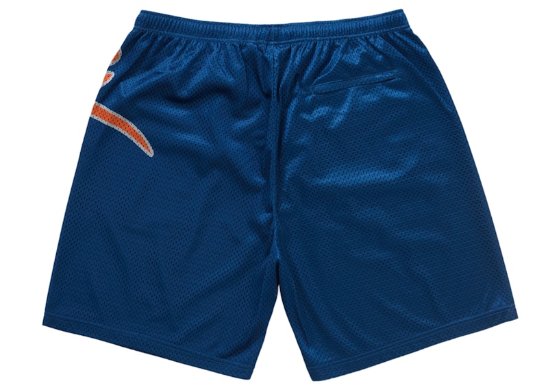 Supreme Big Script Mesh Short Blue Men's - SS24 - US