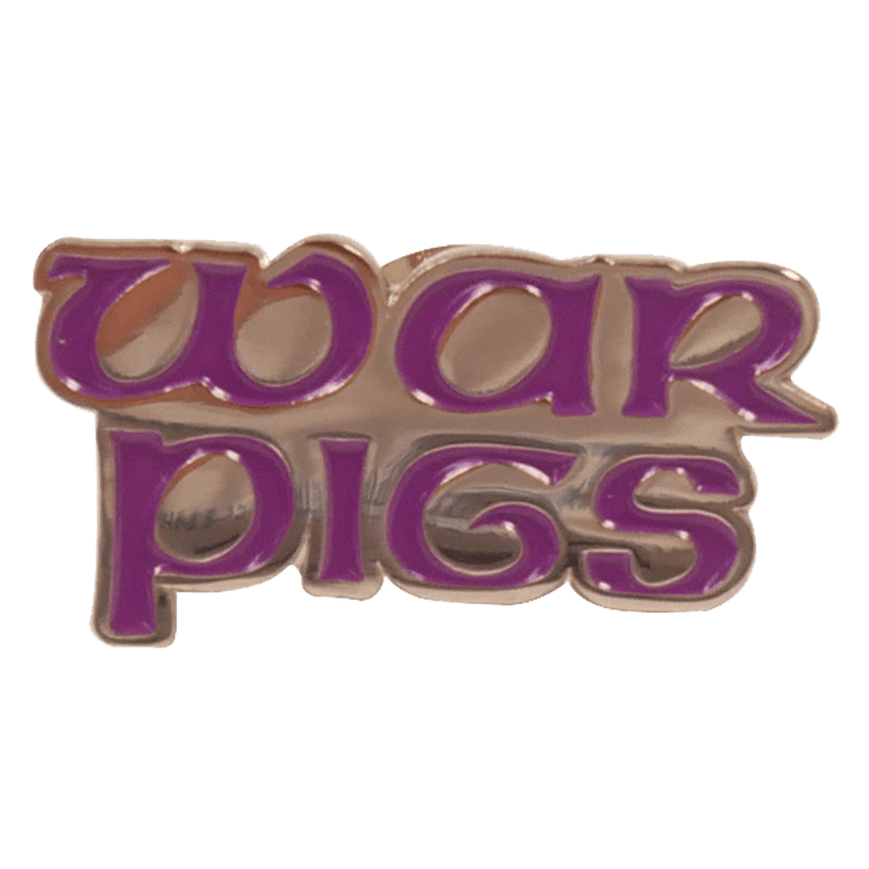 Supreme Black Sabbath War Pigs Purple Pin Silver - SS16 - US