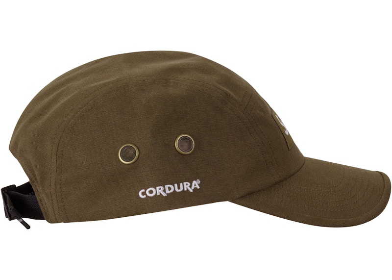 Supreme Brushed Cordura Camp Cap Olive - FW22 - US