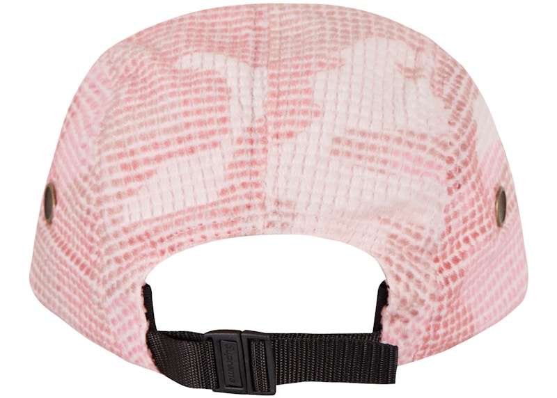 Supreme Camo Grid Velvet Camp Cap Pink Camo - FW22 - US