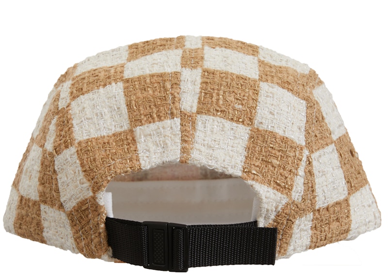 Supreme Checkerboard Boucle Camp Cap Tan - SS19 - US
