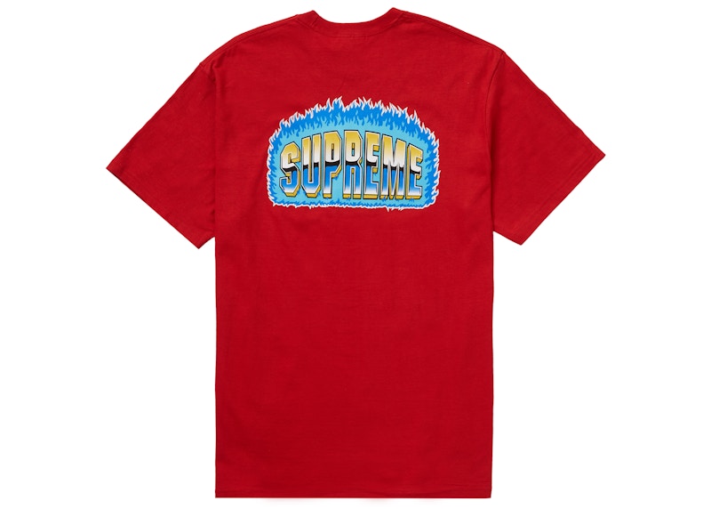 Supreme Chrome Tee Red Men's - FW20 - US