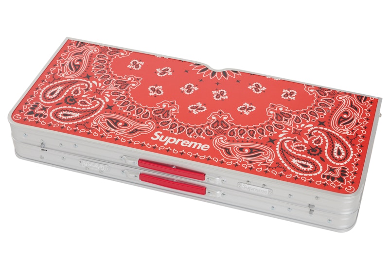 Supreme Coleman Folding Table Set Red - GB