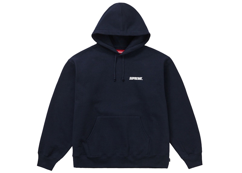 Supreme Crown Hooded Sweatshirt Navy Men's - FW23 - US