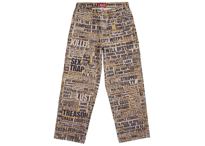 Supreme Dash Snow Double Knee Painter Pant Multicolor Men's - FW25 - US