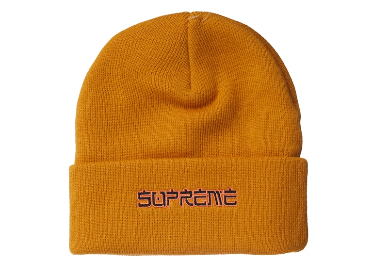 Supreme Demon Beanie Mustard - FW21 - US