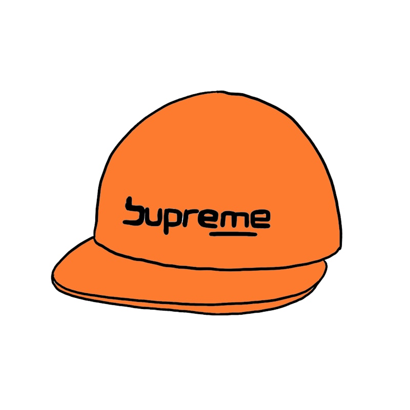 Supreme Digital Logo 6-Panel Orange - SS20 - US