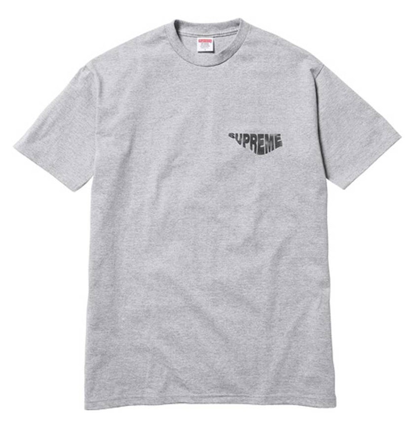 Supreme Dumb Childish Tee Heather Grey Men's - SS16 - US