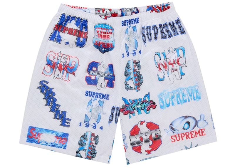 Supreme Flash Mesh Short White Men's - US