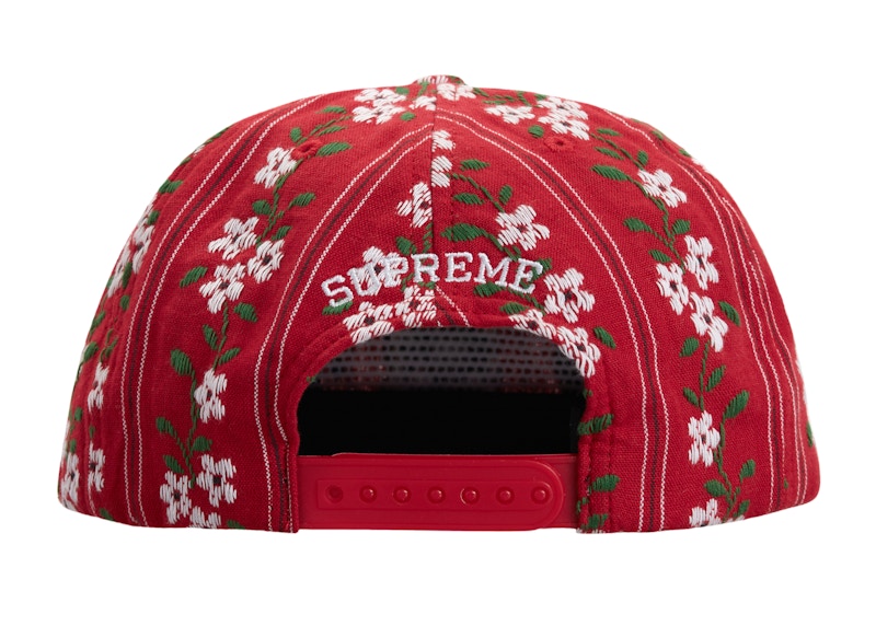 Supreme Flower Jacquard 5-Panel Red - FW19 - US