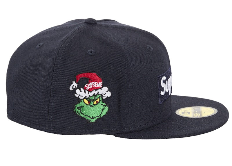 Supreme Grinch Box Logo New Era 59Fifty Fitted Cap Navy - FW24 - US