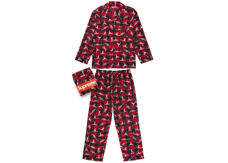 Supreme Hanes Holiday Pajama Set Red Hombre - FW25 - US