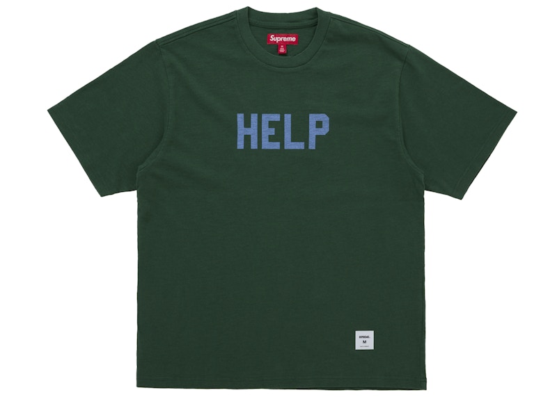 Supreme Help S/S Top Dark Green Men's - FW25 - US