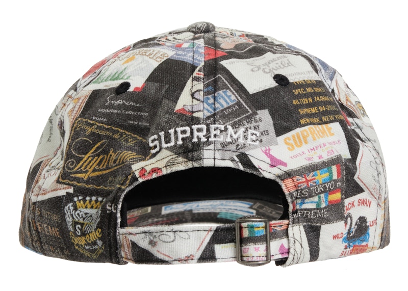 Supreme Labels 6-Panel Black - SS21 - US