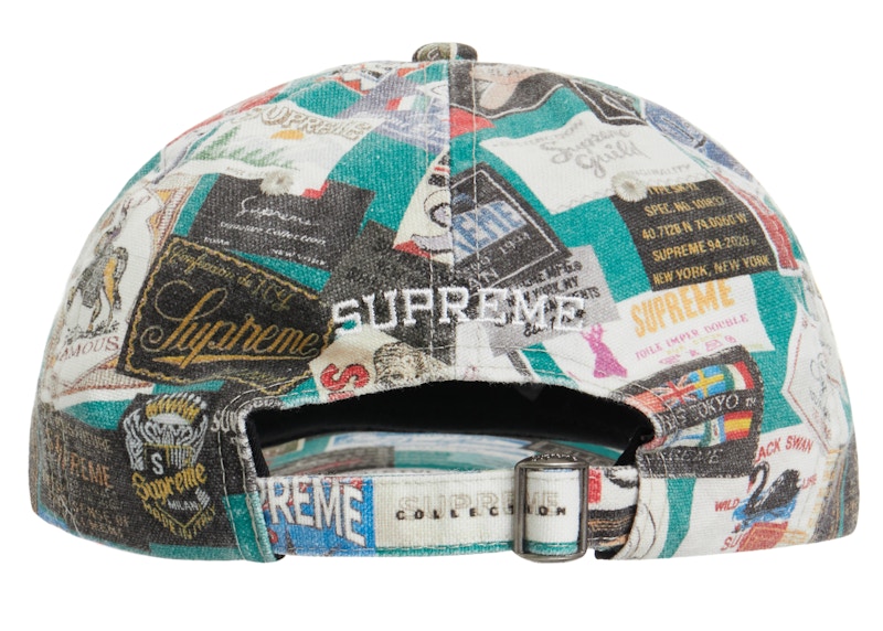 Supreme Labels 6-Panel Green - SS21 - US
