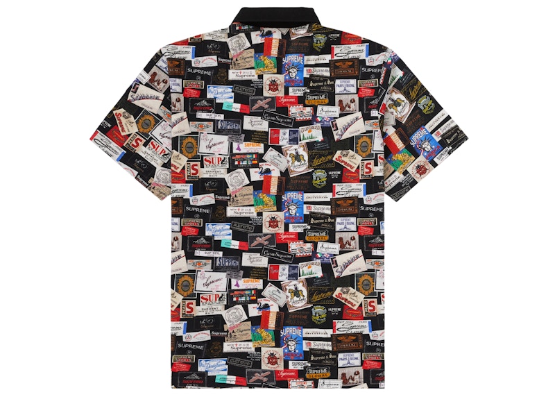 Supreme Labels Polo Black Men's - SS21 - US