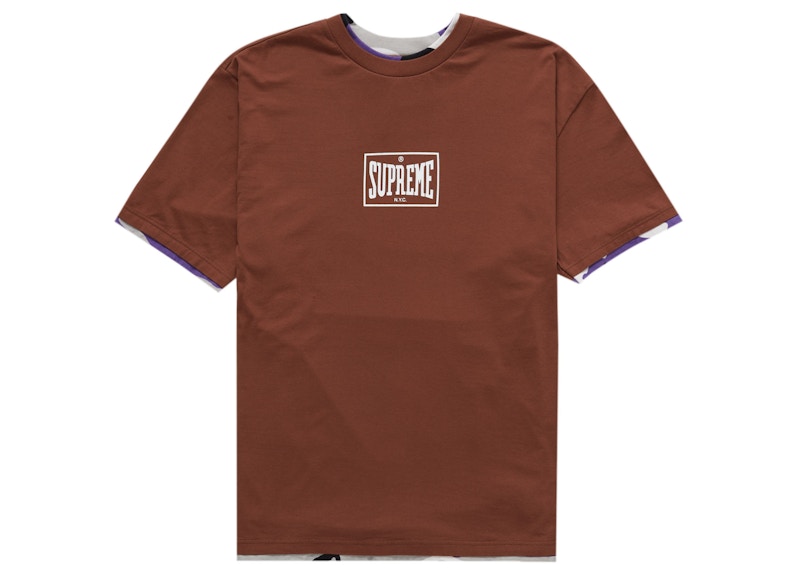 Supreme Layered S/S Top Brown Men's - SS22 - US