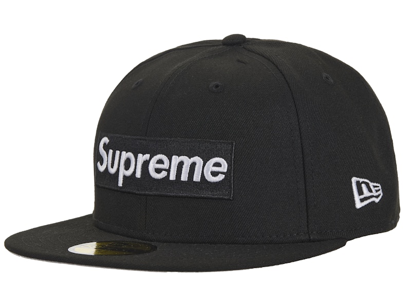 Supreme MLB Teams Box Logo New Era 59Fifty Cap Black - FW25 - TW