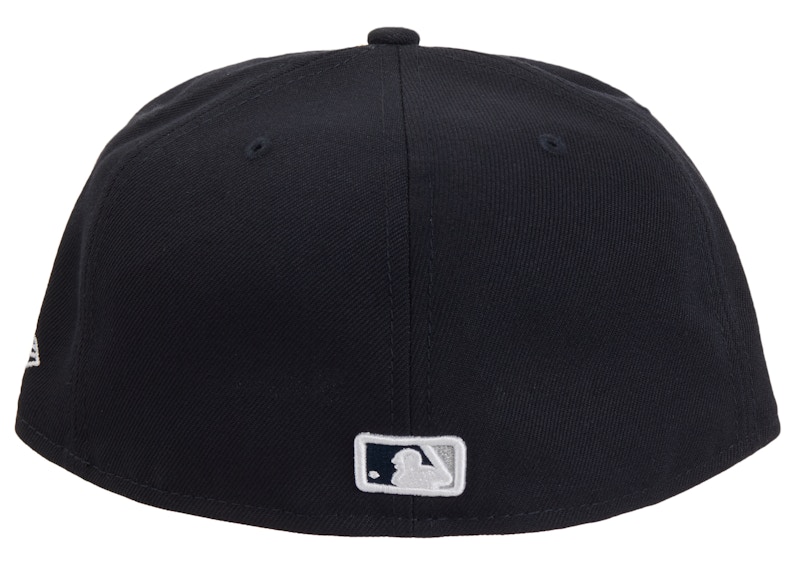 Supreme MLB Teams New York Box Logo New Era 59Fifty Fitted Cap Navy ...
