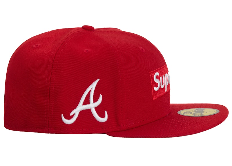 Supreme MLB Teams Atlanta Box Logo New Era Red - SS24 - US