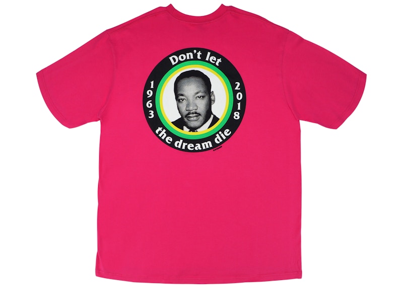 Supreme MLK Dream Tee Hot Pink Men's - SS18 - US
