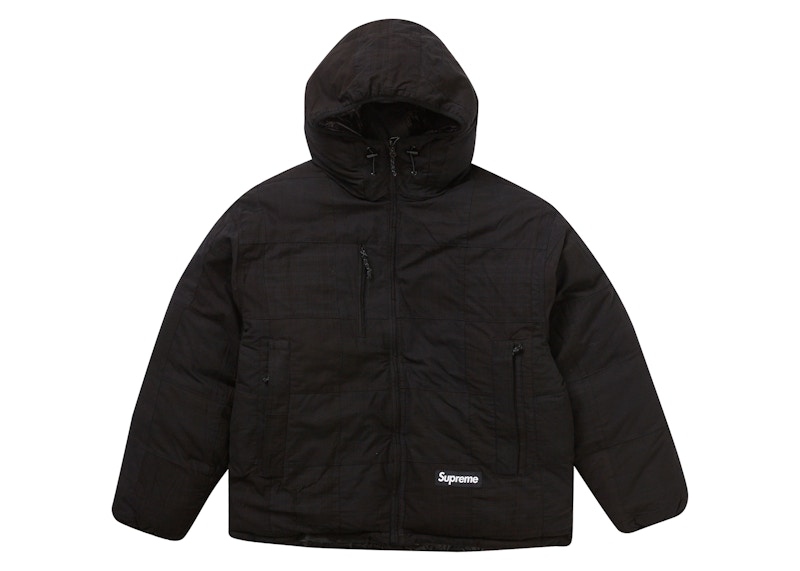 Supreme Madras Reversible WINDSTOPPER Puffer Jacket Black Men's - SS23 - US
