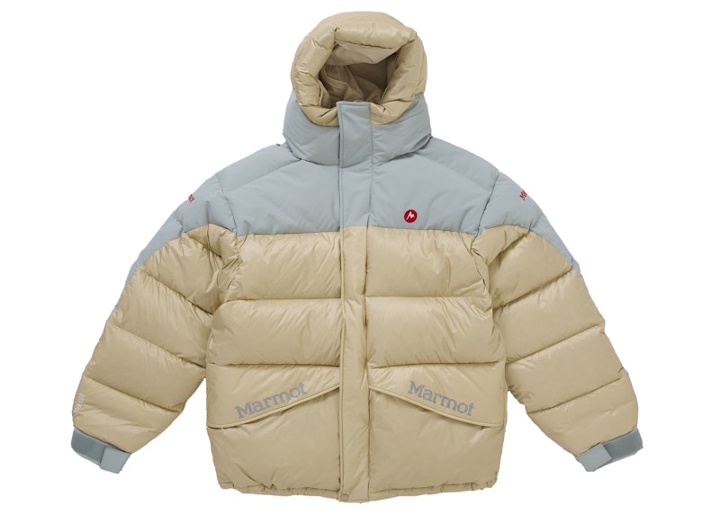 Supreme Marmot 800-Fill Down Parka Tan Men's - FW25 - US