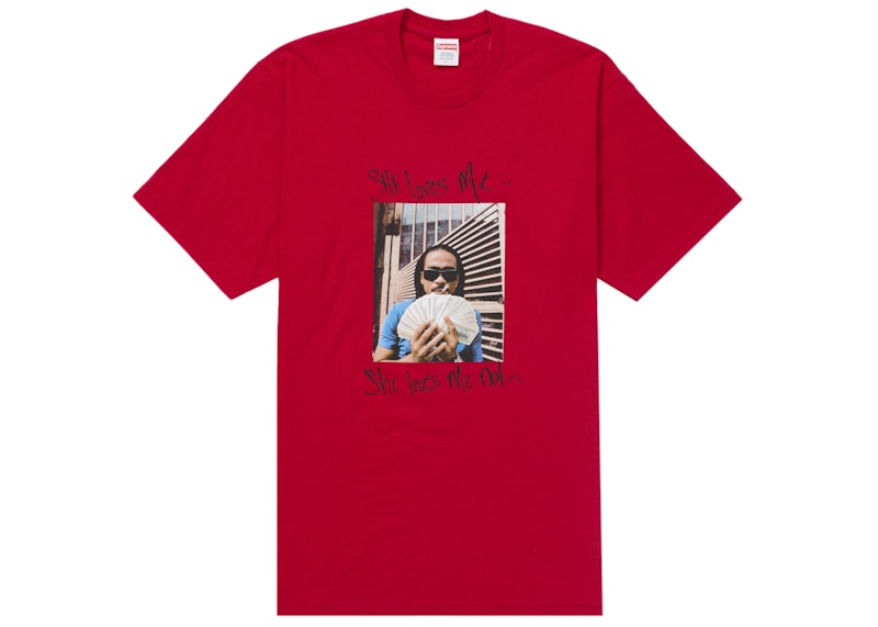 Supreme Max B Tee Red Men's - SS25 - US