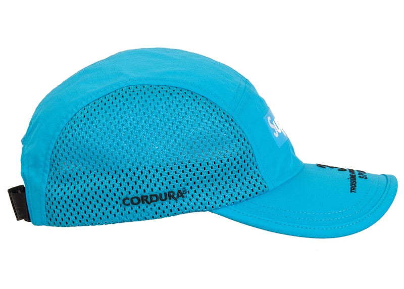 Supreme Mesh Side Panel Camp Cap SS24 Cyan - SS24 - US