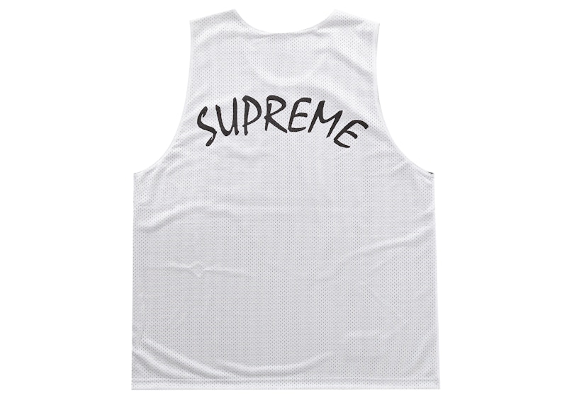 Supreme Mustang Reversible Basketball Jersey White Men's - SS23 - US