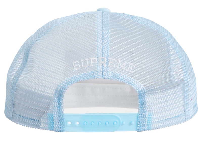 Supreme Name Plate Mesh Back 5-Panel Light Blue - SS23 - US