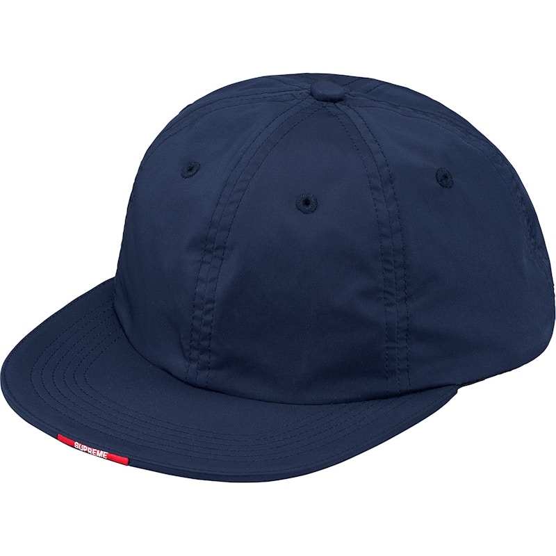Supreme Nylon Visor Label 6-Panel Navy - FW17