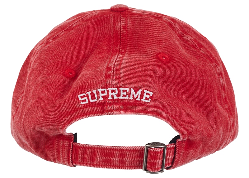 Supreme Pigment Print S Logo 6-Panel (FW23) Red - FW23 - US