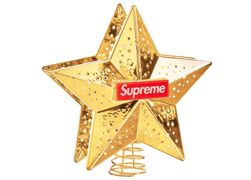 Supreme Projecting Star Tree Topper (EU Plug) Gold - FW21 - US