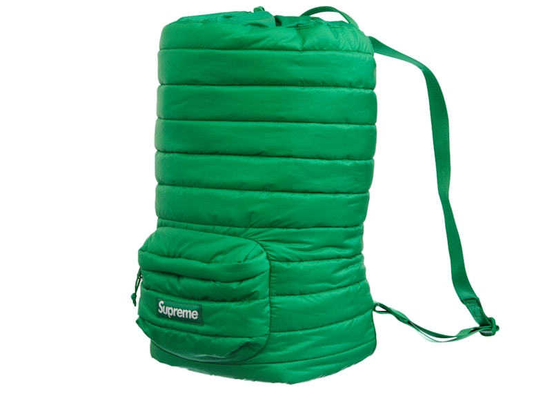 Supreme Puffer Backpack Green - FW22 - US