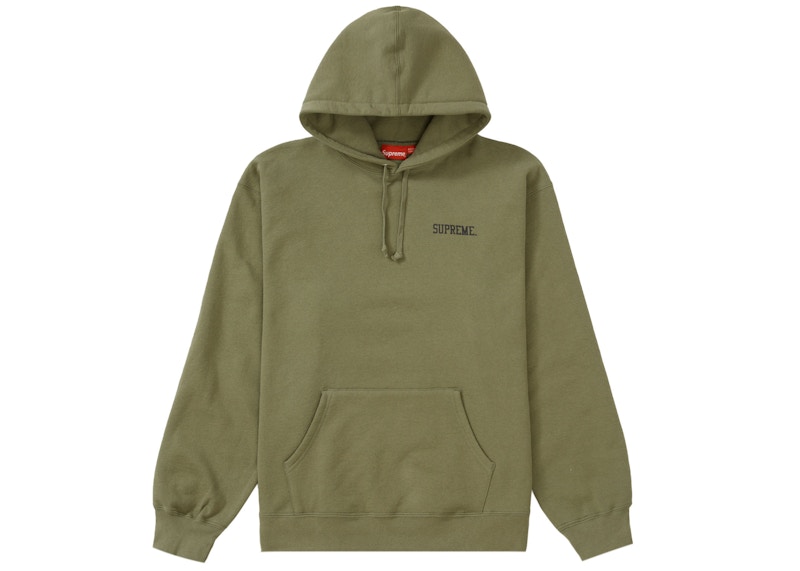 Supreme Ralph Steadman Skull Hooded Sweatshirt Light Olive Men's - SS22 ...
