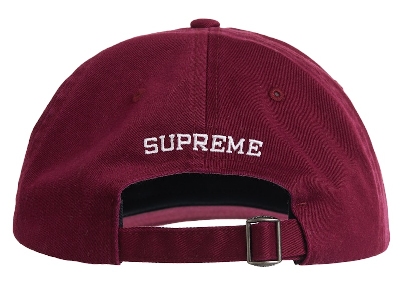 Supreme Reverse Logo 6-Panel Burgundy - FW21 - US