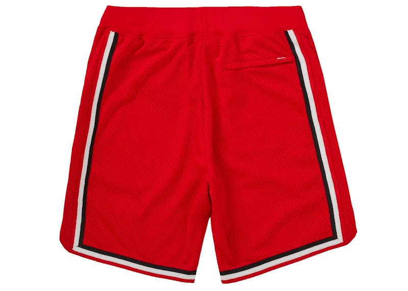 Supreme Rhinestone Basketball Short Red Men's - SS19 - US