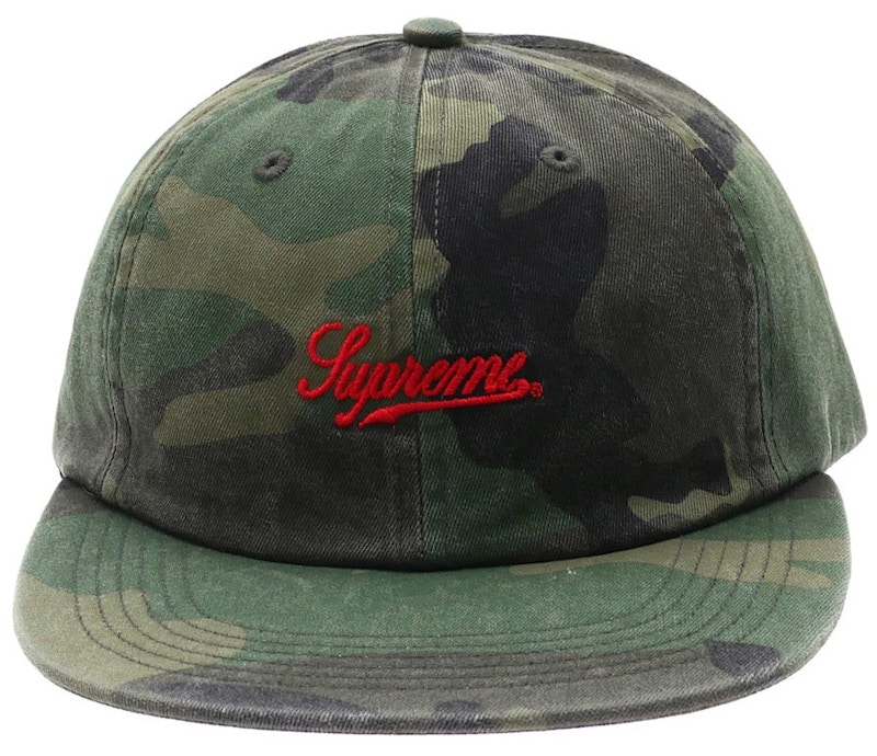 Supreme Script Logo 6 Panel Woodland - SS17