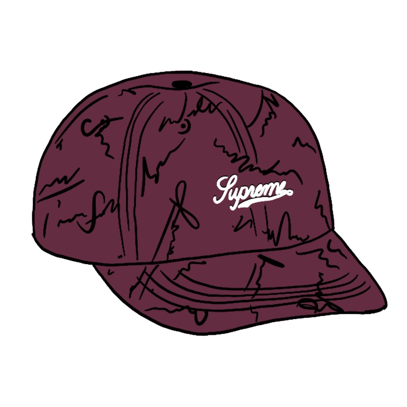Supreme Script Logos 6-Panel Purple - FW20 - US