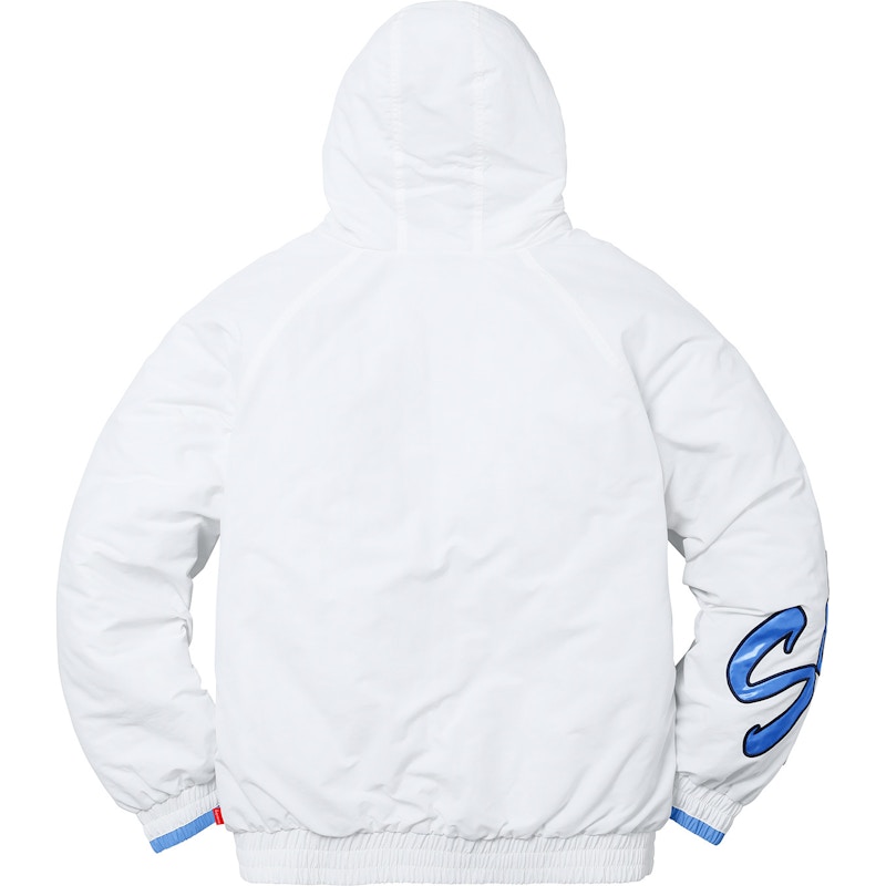 Supreme Sleeve Script Sideline Jacket White Men's - SS18 - US