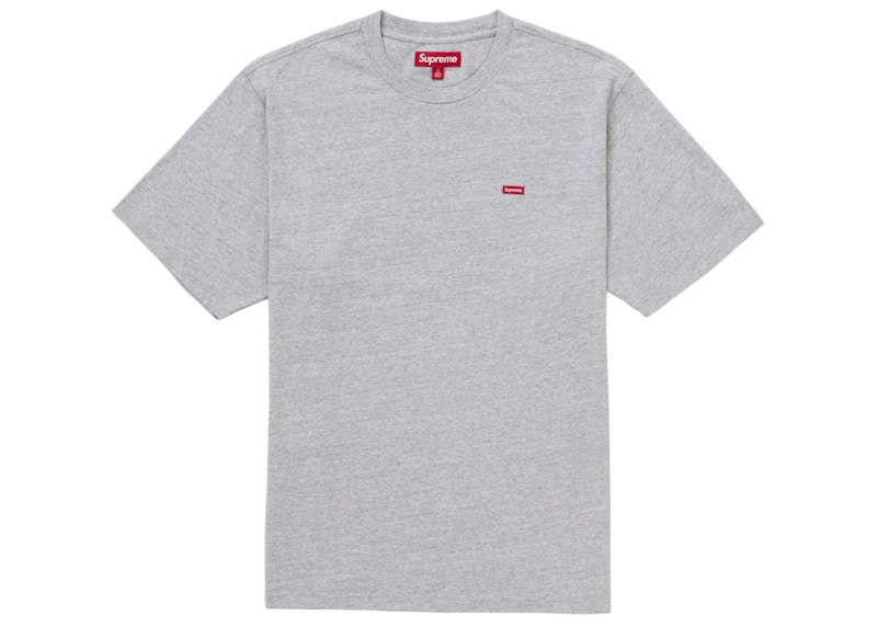 Supreme Small Box Tee (FW25) Heather Grey Men's - FW25 - US