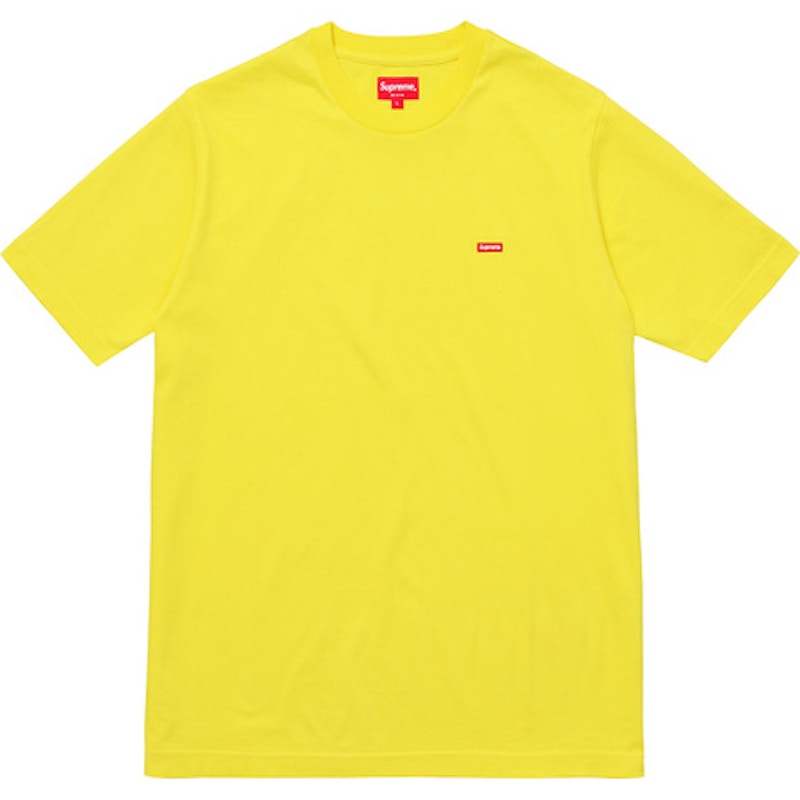 Supreme Small Box Tee SS17 Yellow Men's - SS17 - US