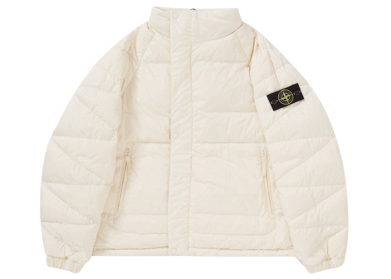 Supreme Stone Island Reversible Down Puffer Jacket White Men's - FW23 - US